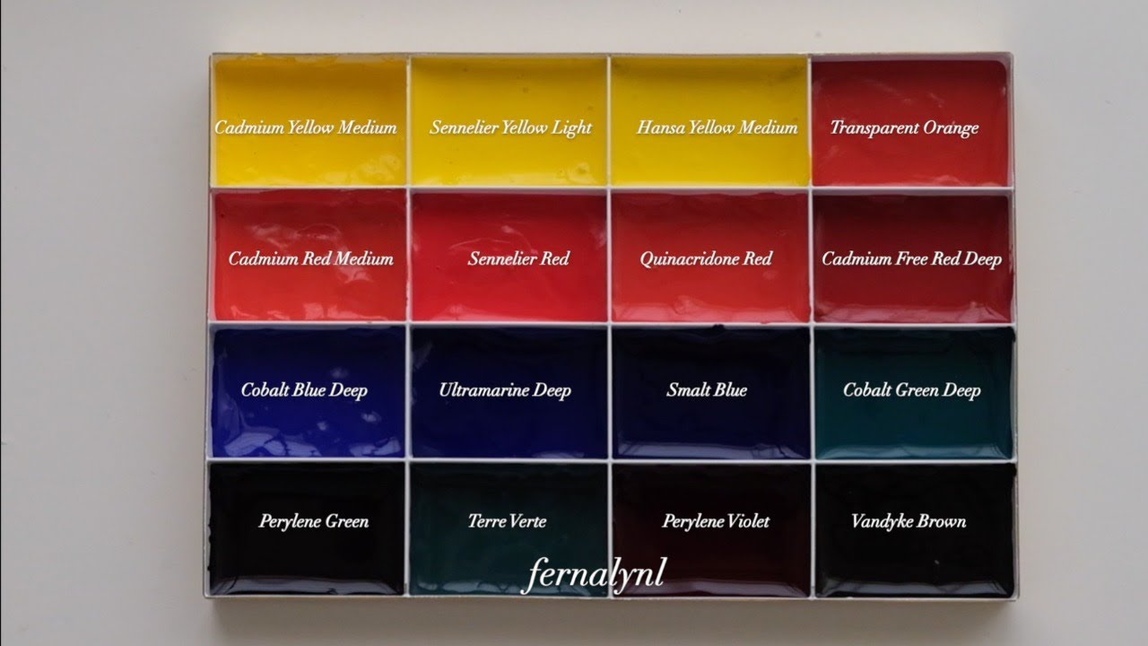 004 - brass palette & paintings - YouTube