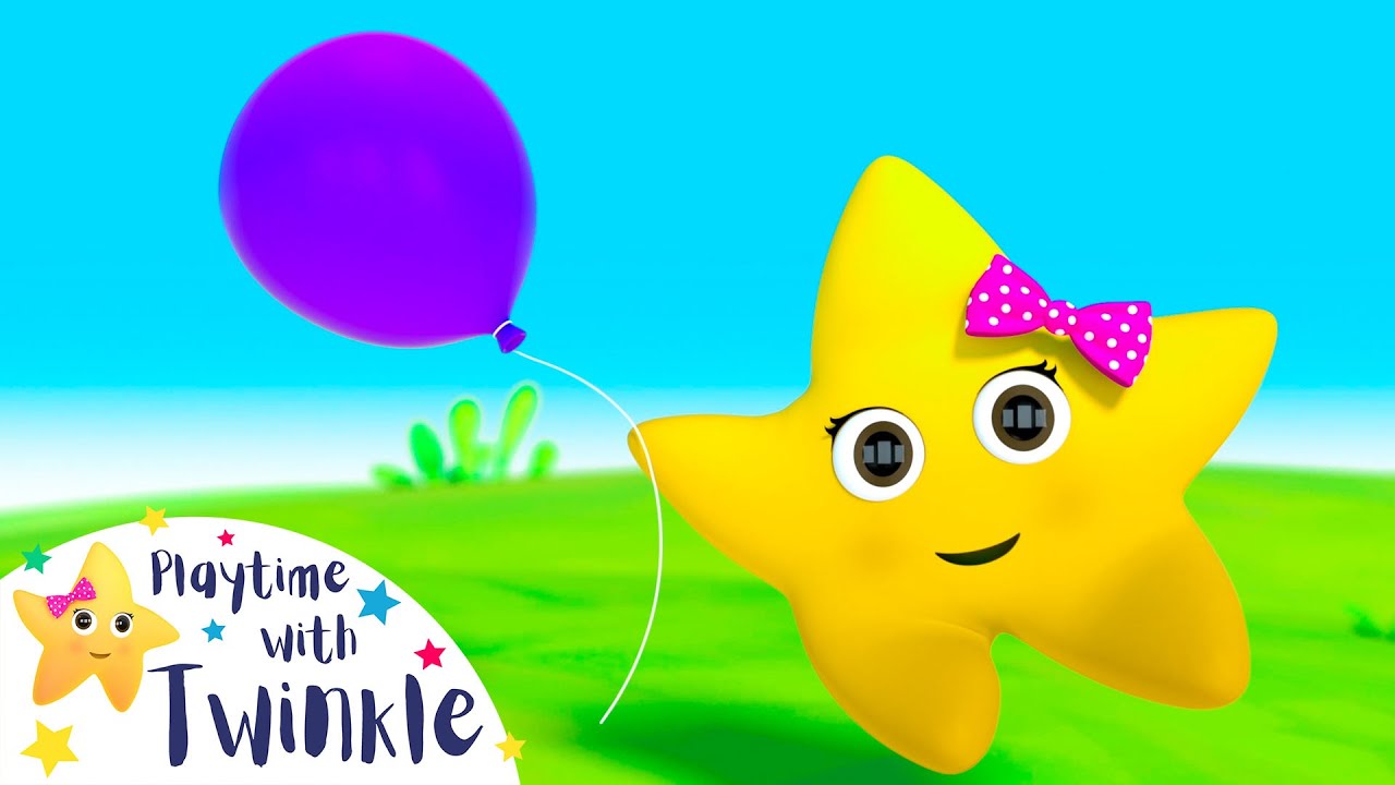 Twinkle And The Balloons | Kids Songs & Nursery Rhymes | ABC & 123 ...