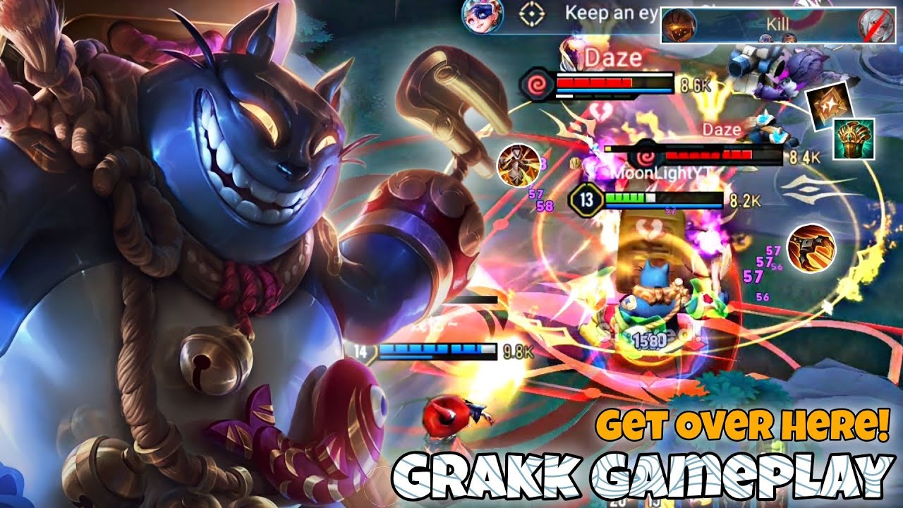 Grakk Support Pro Gameplay | Get Over Here! | Arena of Valor Liên Quân ...