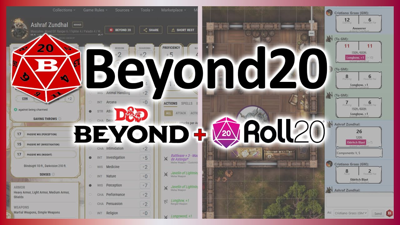 BEYOND20 - Integração pra você usar o D&D Beyond no Roll20 (ou no ...