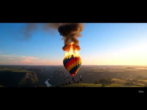 Hot air balloon disaster caught on camera 