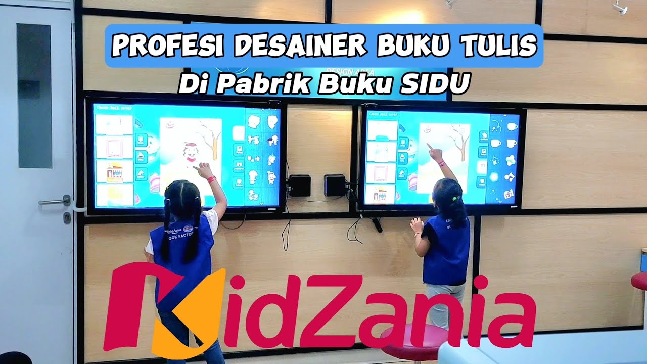 Kidzania - Profesi Desainer Buku Tulis Di Pabrik Buku Sidu | Desainer ...