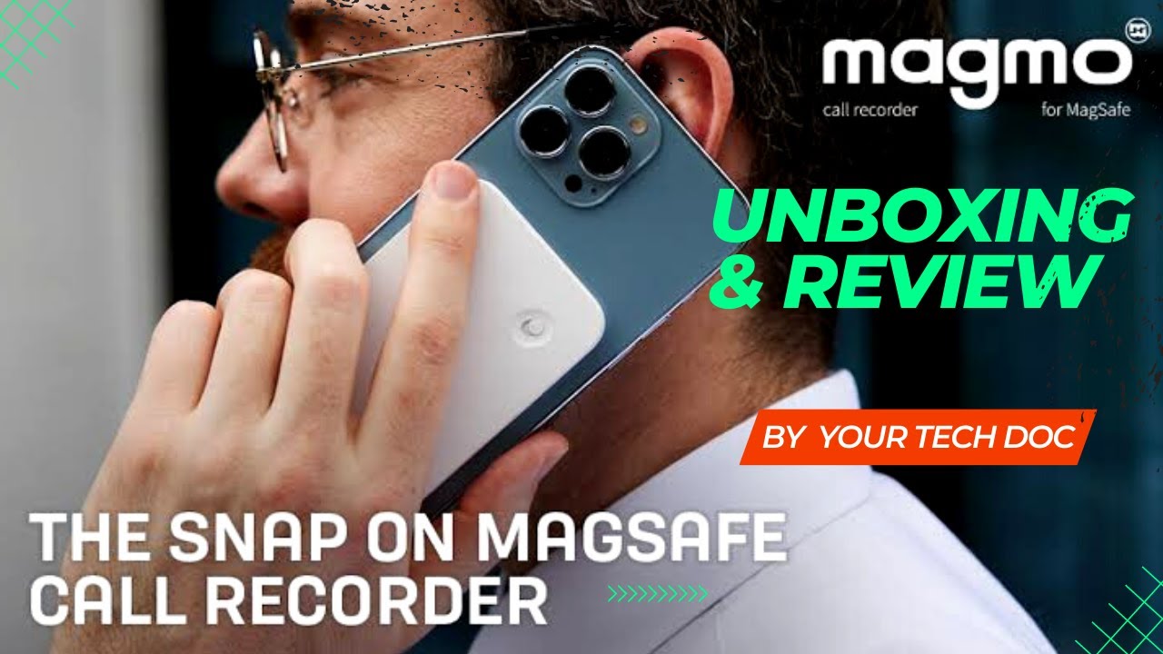 World's 1st iPhone Call Recorder with Magsafe-MAGMO - YouTube
