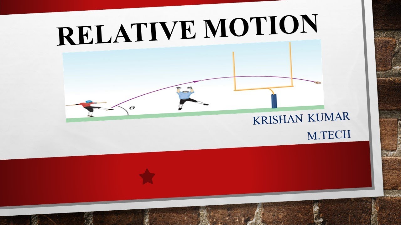 Concept: - Relative Motion - YouTube