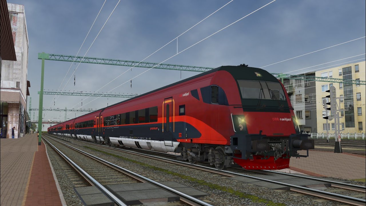 LET'S PLAY TRAIN SIMULATOR - MSTS | ÖBB RAILJET | 42 Budapest ...
