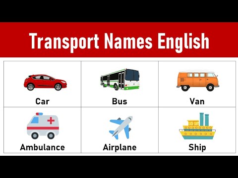 Learn Transport names || Modes of transport || vehicles Name|| - YouTube