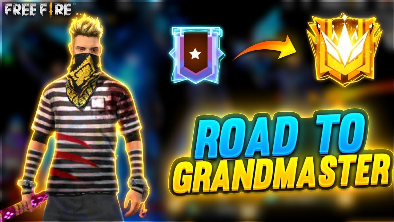 🛑 New BR Rank Push To Top 1 GrandMaster In V Badge Lobby🤩 Free Fire ...