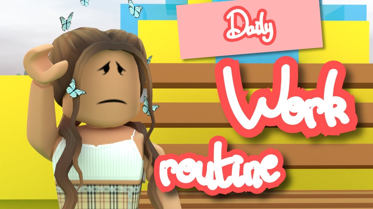 DAILY WORK ROUTINE!|Bloxburg Roleplay| - YouTube