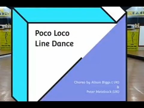 "Poco Loco" Line Dance || Alison Biggs & Peter Metelnick || Yukeline ...