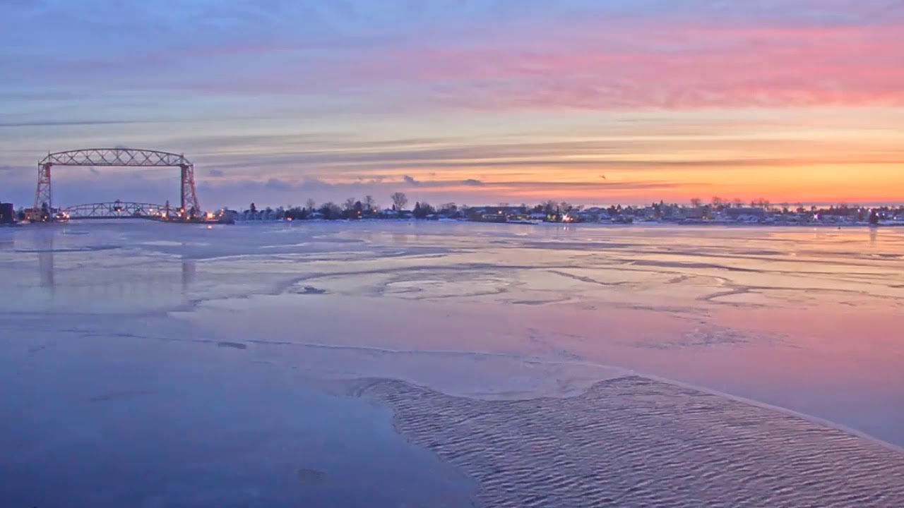Wakeup Call! Duluth Sunrise 01/21/2020 - YouTube