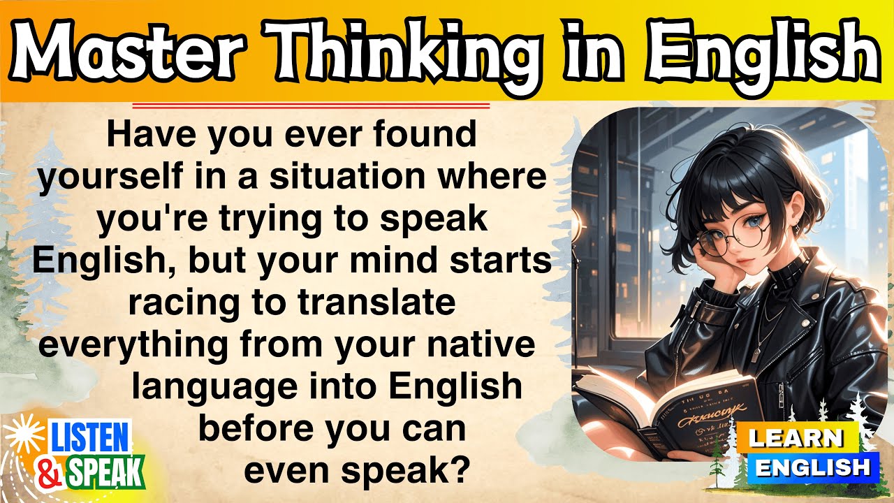 Master Thinking in English: Your First Step to Fluency! | Improve ...