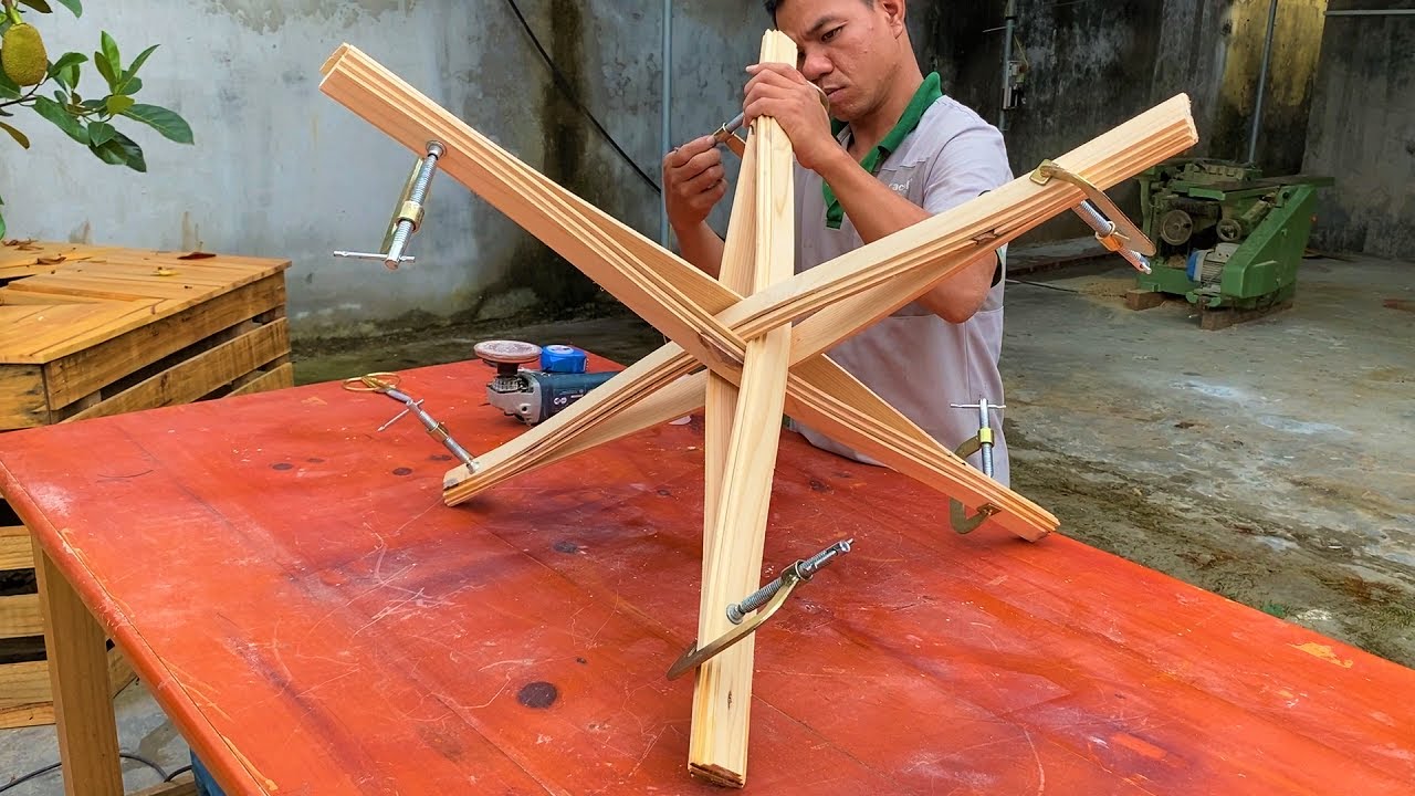 Extremely Fancy Design Idea From Wood // How To Construct Beautiful ...