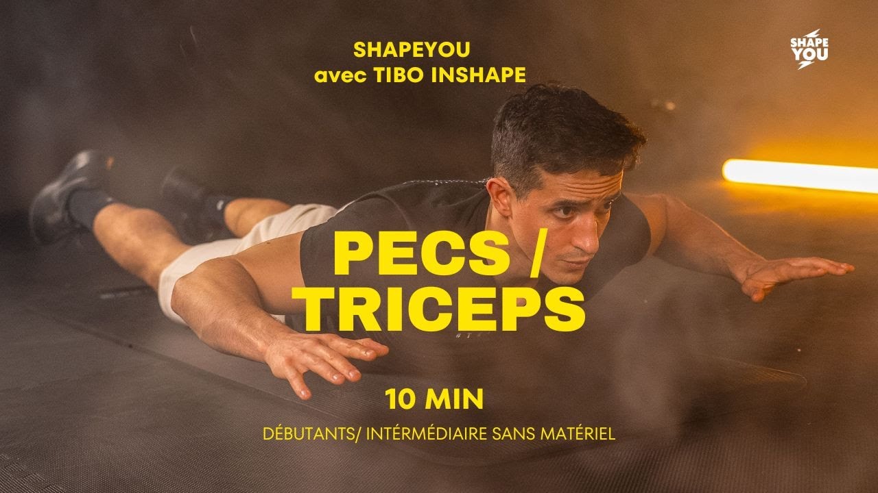 ENTRAINEMENT MAISON I PECS & TRICEPS EXPRESS I TIBO INSHAPE I SHAPEYOU ...