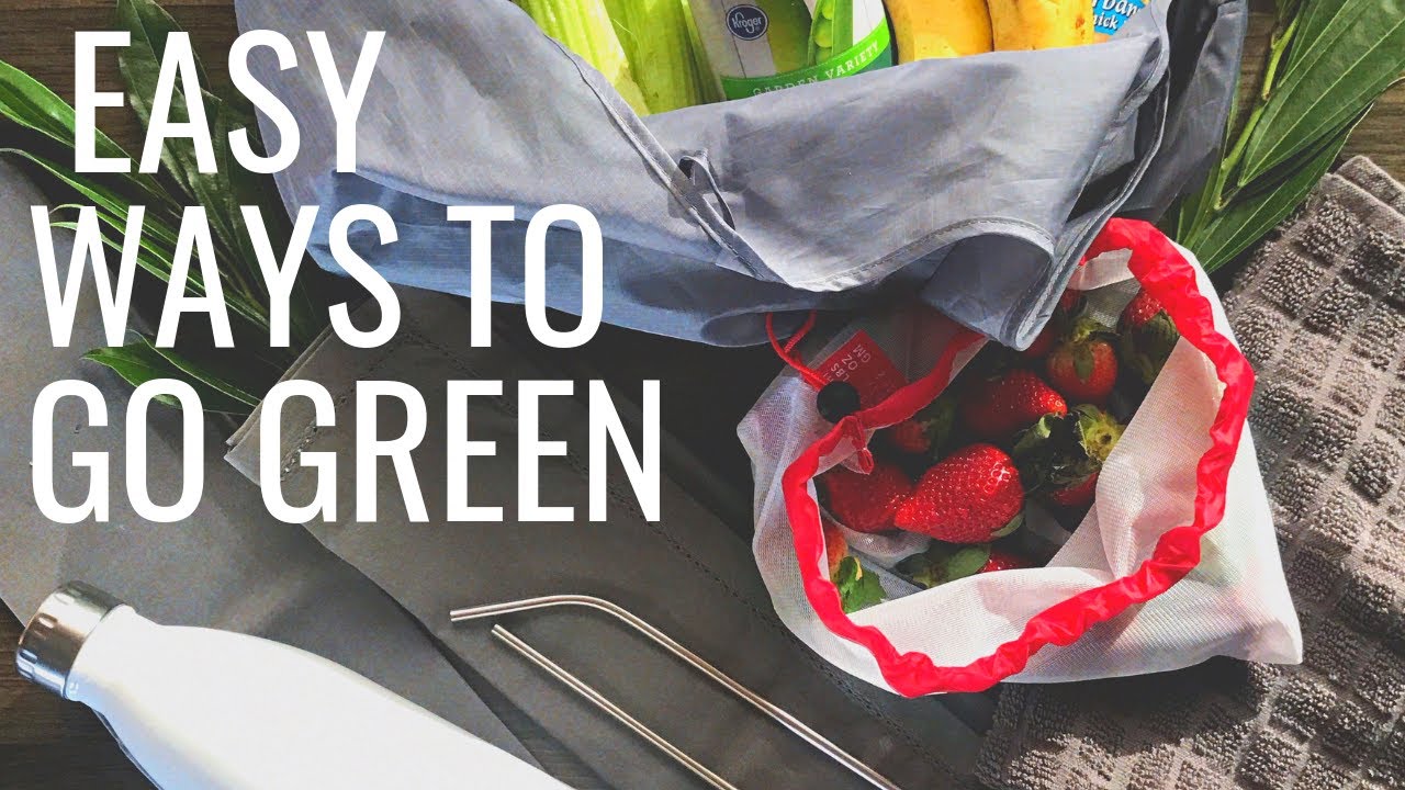 8 Easy Ways To Green Today - YouTube