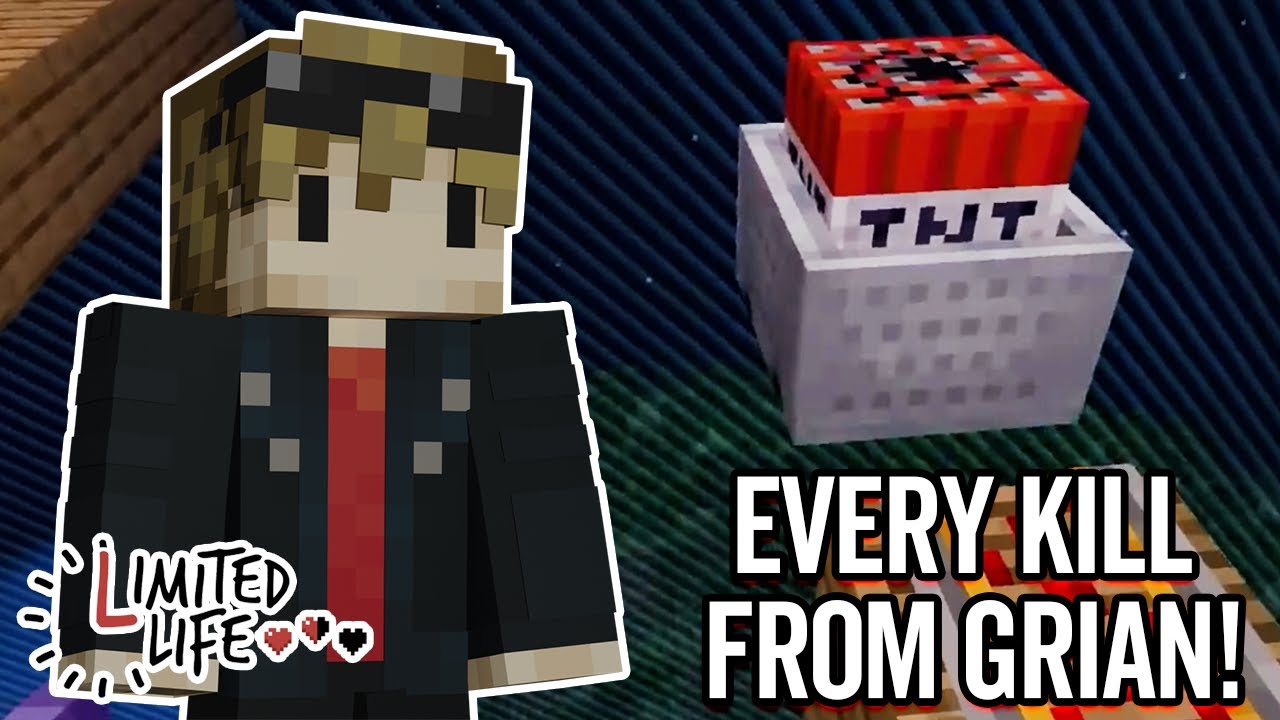 All Grian's Kills from Limited Life - YouTube