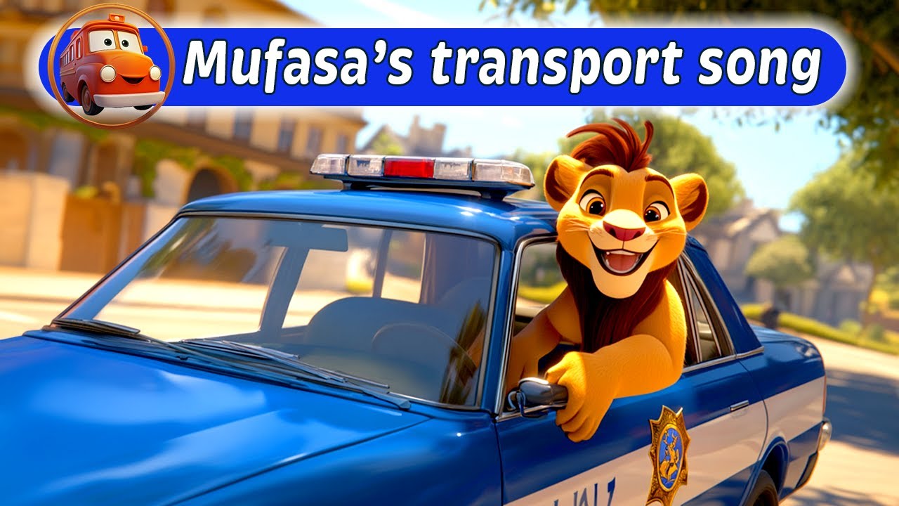 Learning Vehicles with Simba & Mufasa | Fun Song for Kids | Toddler ...