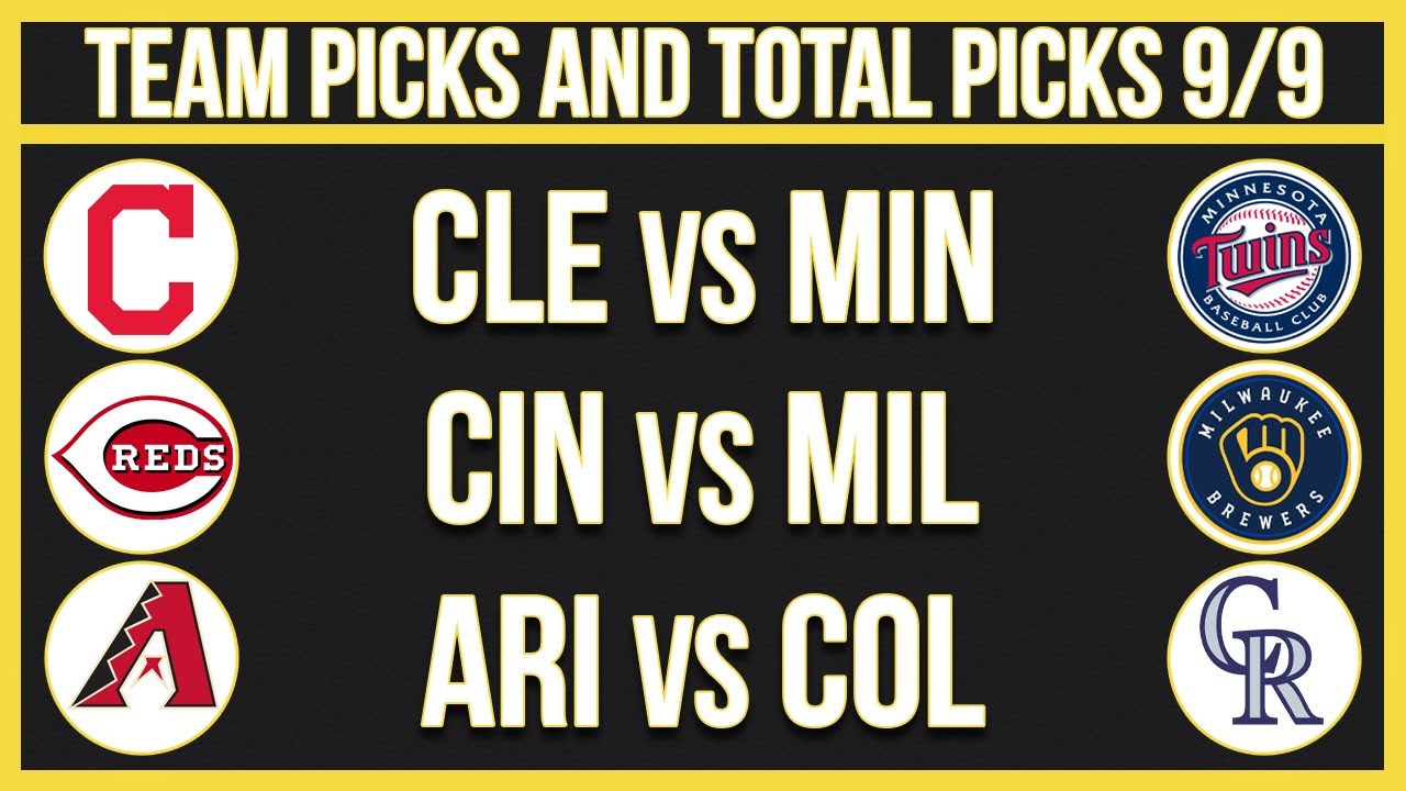 FREE MLB Picks and Predictions Today 9/9/22 Baseball MLB Betting Tips ...