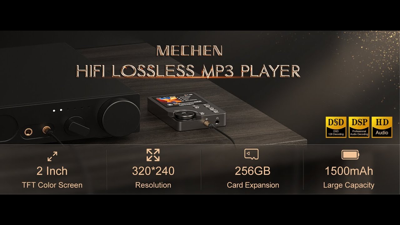 MECHEN M30 HIFI Lossless MP3 Player - YouTube