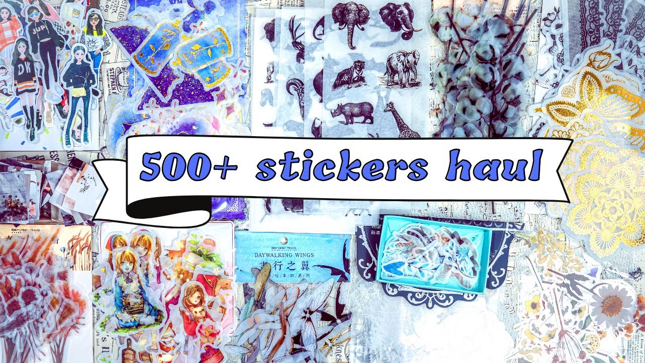 Stationery Haul: so many stickers 🌟 - YouTube