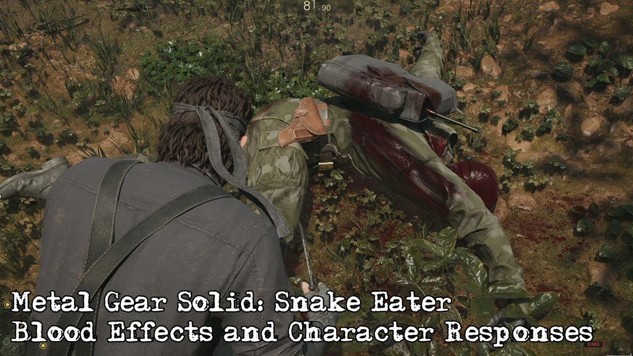 METAL GEAR SOLID Δ: SNAKE EATER - Blood Effects and Character Responses ...