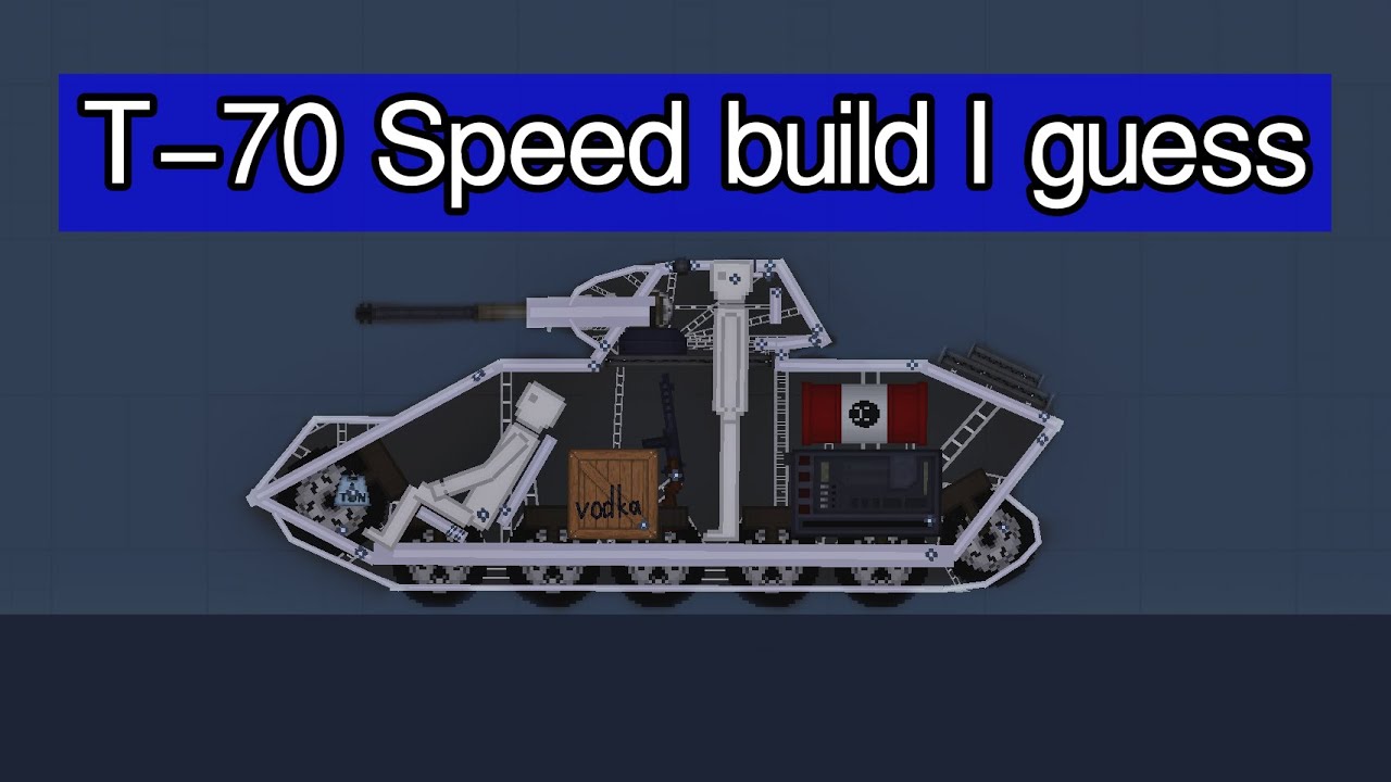 people playground : how to build a tank V.2 (actually speed build ...