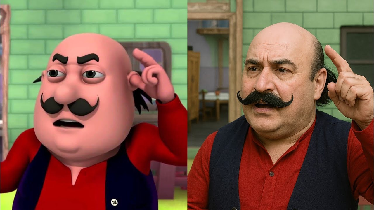 Motu Patlu Characters In Real Life - YouTube