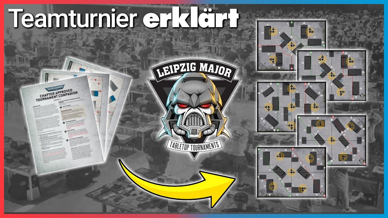 Teamturnier mit GW Layouts | 40kTeamturnier | German Major Series - YouTube