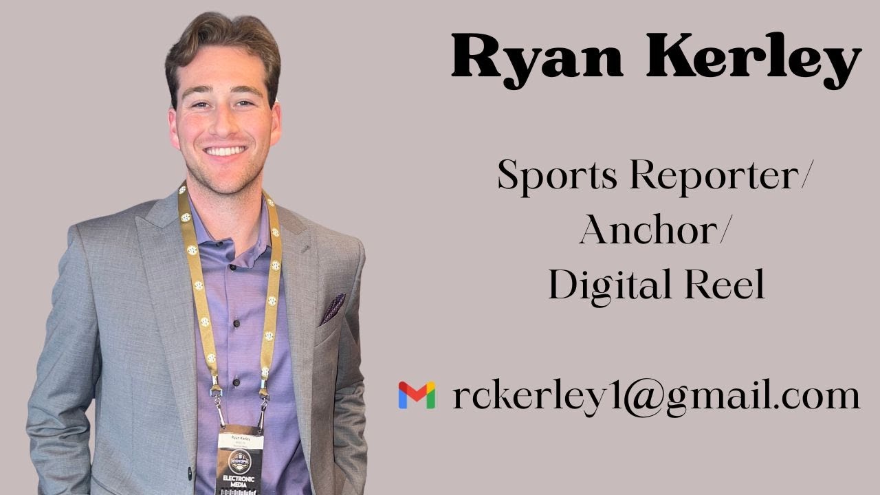 Ryan Kerley | Sports Reporter/Anchor/Digital Reel - YouTube