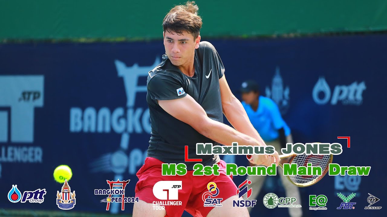 Bangkok Open 2024 #2 MS Main Draw Maximus JONES THA vs Rio NOGUCHI ...