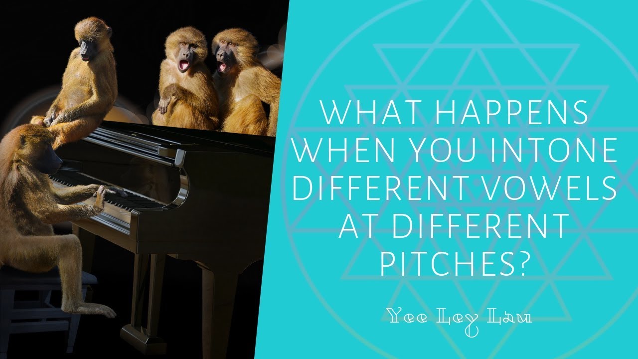 Different vowels different pitches - What does that sound like? (Vocal ...