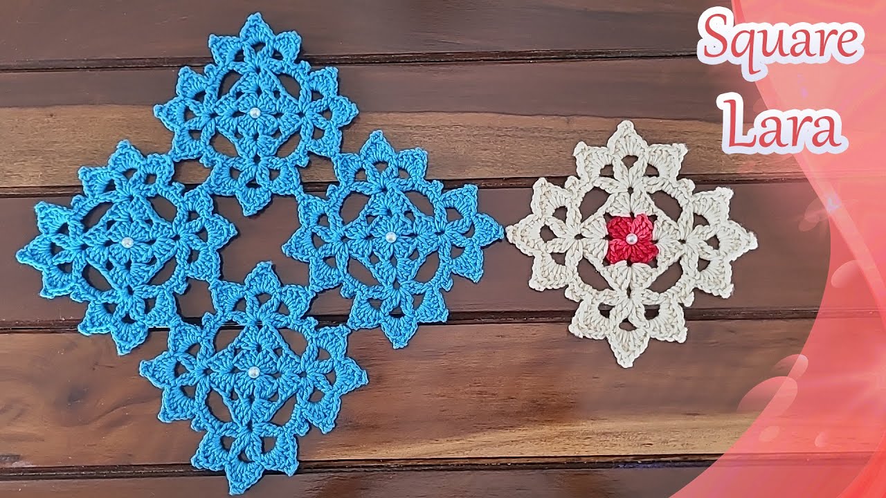 Square de crochê - Simples e fácil - Quadrado - Econômico - Vídeo aula - Passo a passo. - YouTube