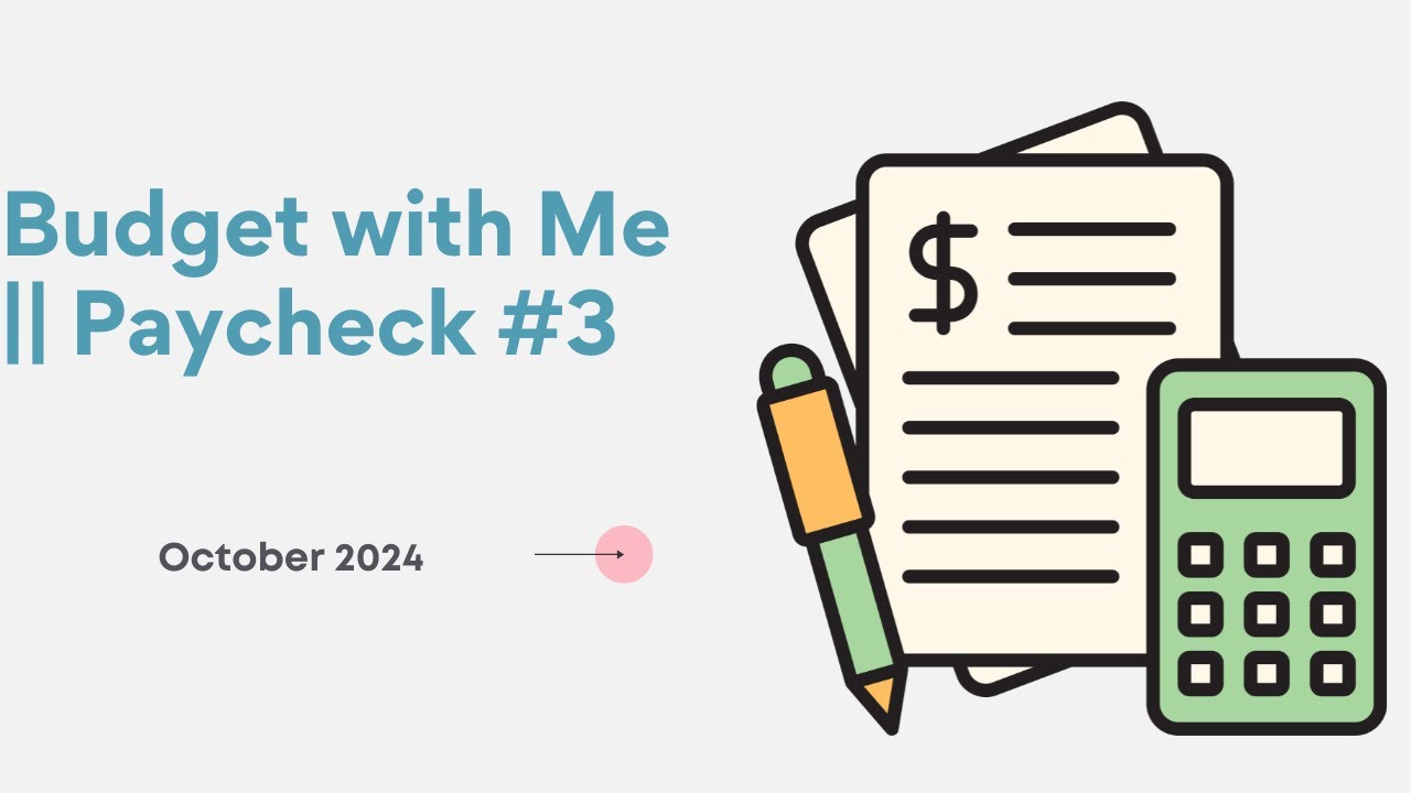 HOW I BUDGET MY PAY CHECK 3 || OCTOBER 2024 - YouTube