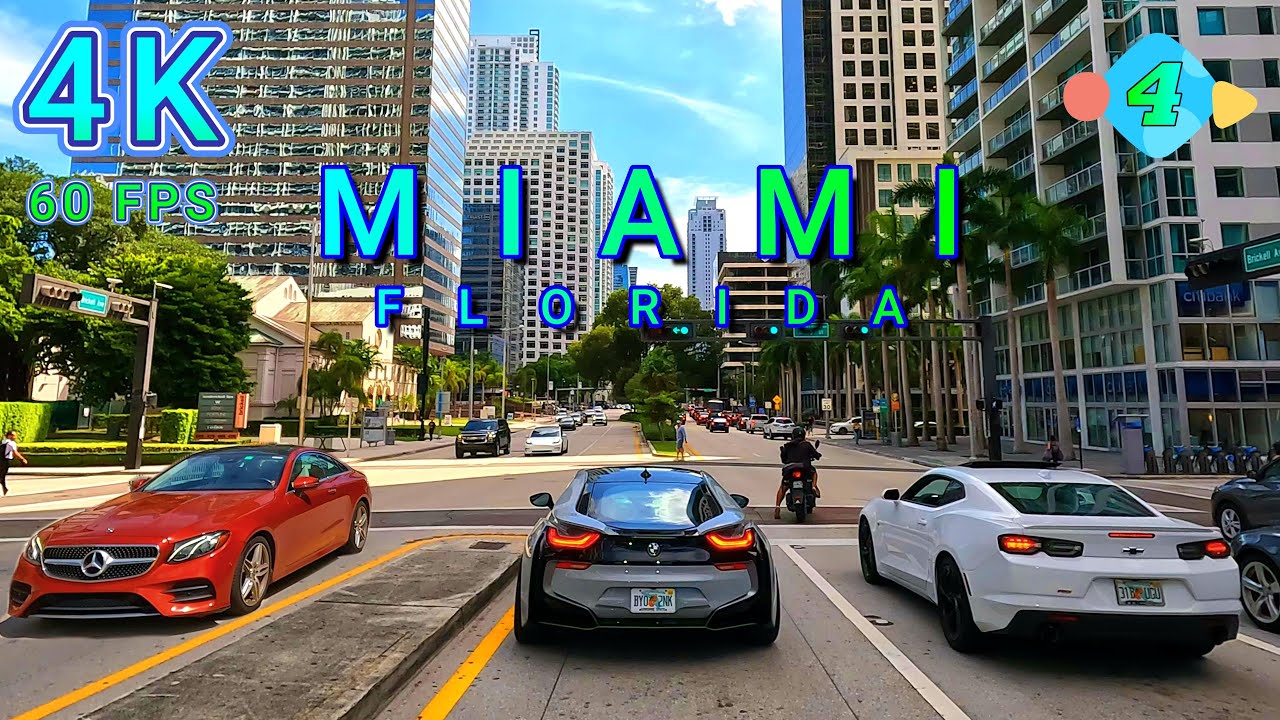 Mega Miami Drive Part 4/9, Florida USA 4K-UHD - YouTube