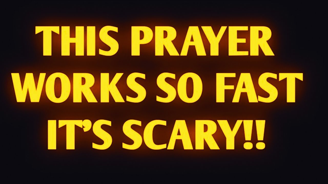 THIS PRAYER IS SO POWERFUL - ITS SCARY | Powerful Miracle Prayer For ...