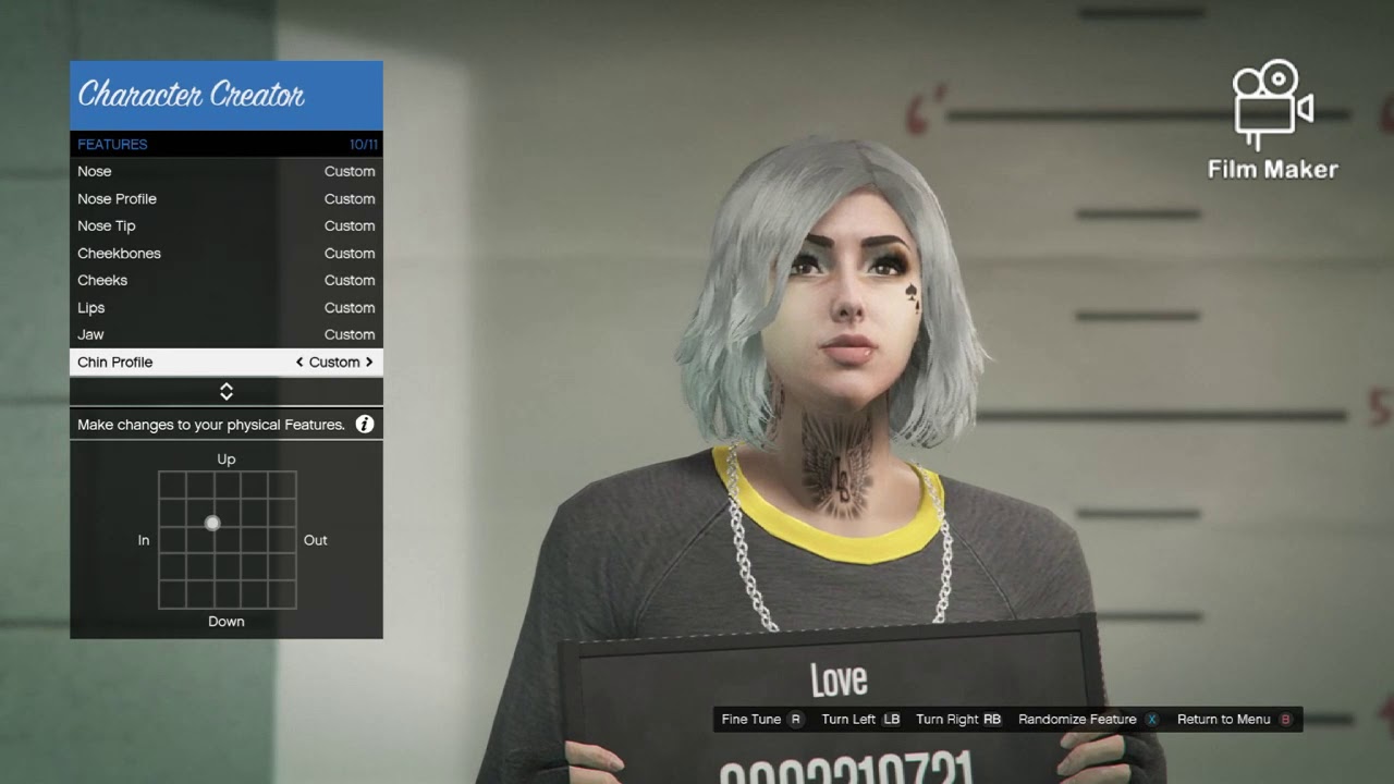 best adorable girl GTA face creation XBOX/PS4/PC - YouTube
