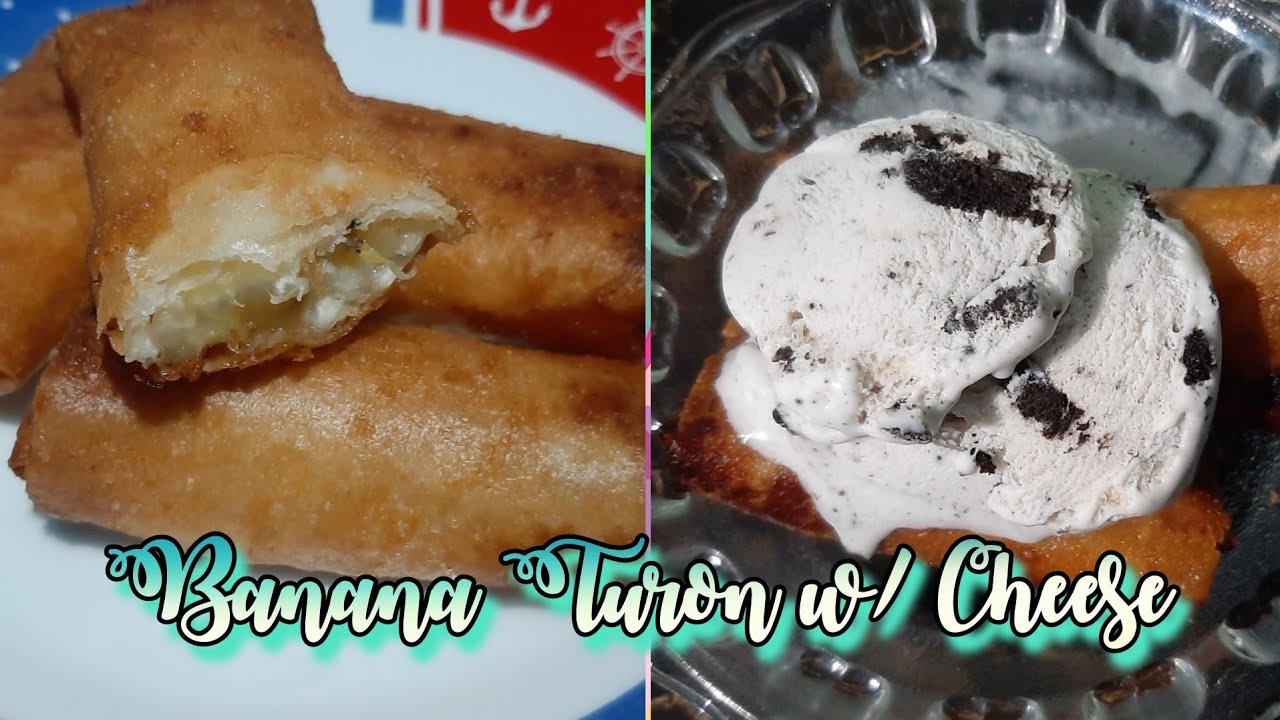 BANANA TURON WITH CHEESE | MAMA SARAH'S VLOG #33 | Mama SarahVB - YouTube