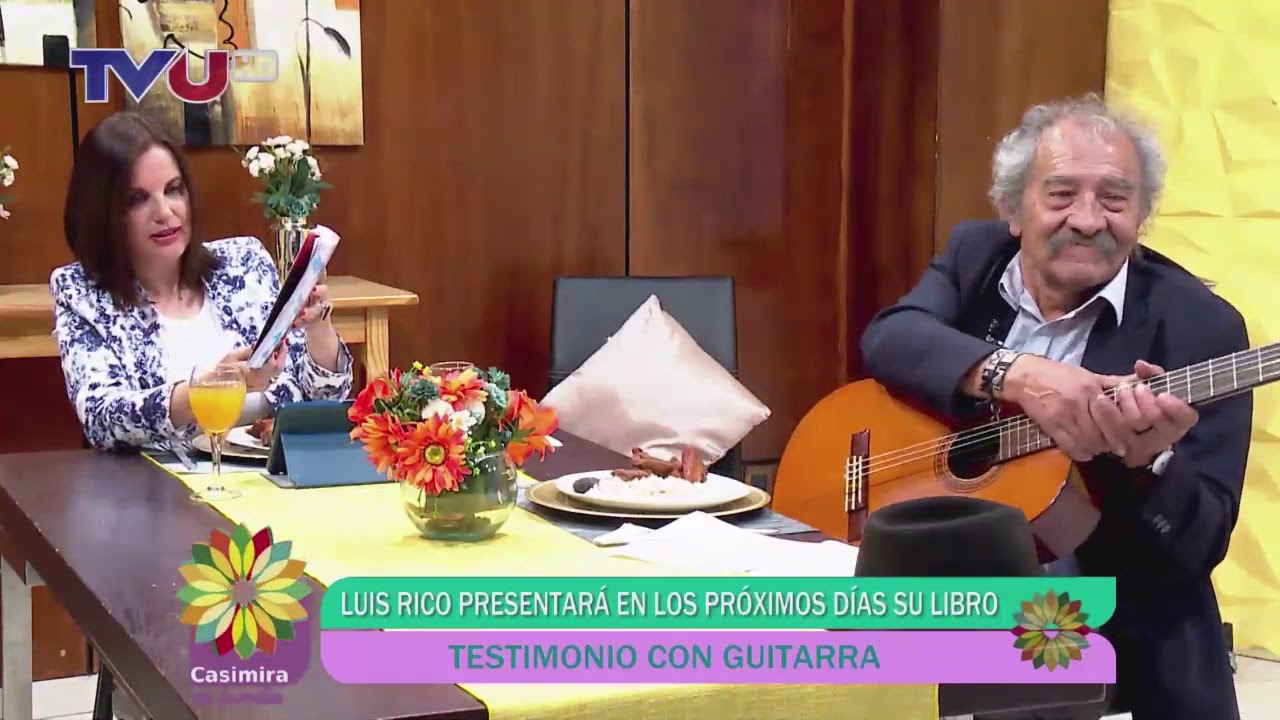 LUIS RICO NOS PRESENTA SU LIBRO “TESTIMONIOS CON GUITARRA” - YouTube