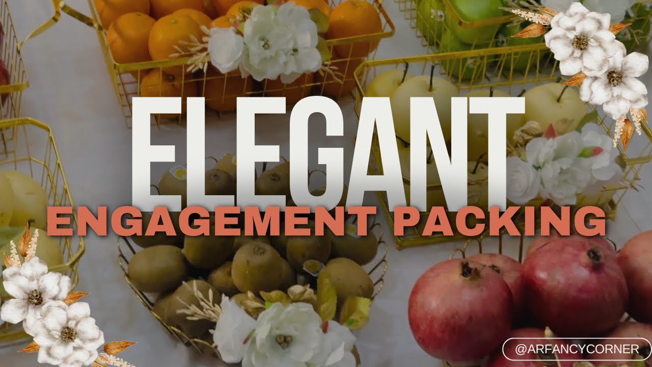 Elegant engagement packing @arcreations3733 - YouTube