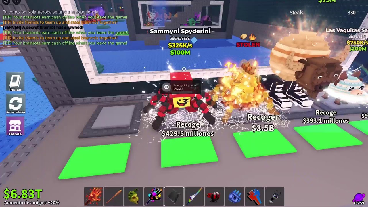 !GRANDE ACTUALIZACIÓN DE STEAL BRAINROT! LOL♥️♥️ - YouTube