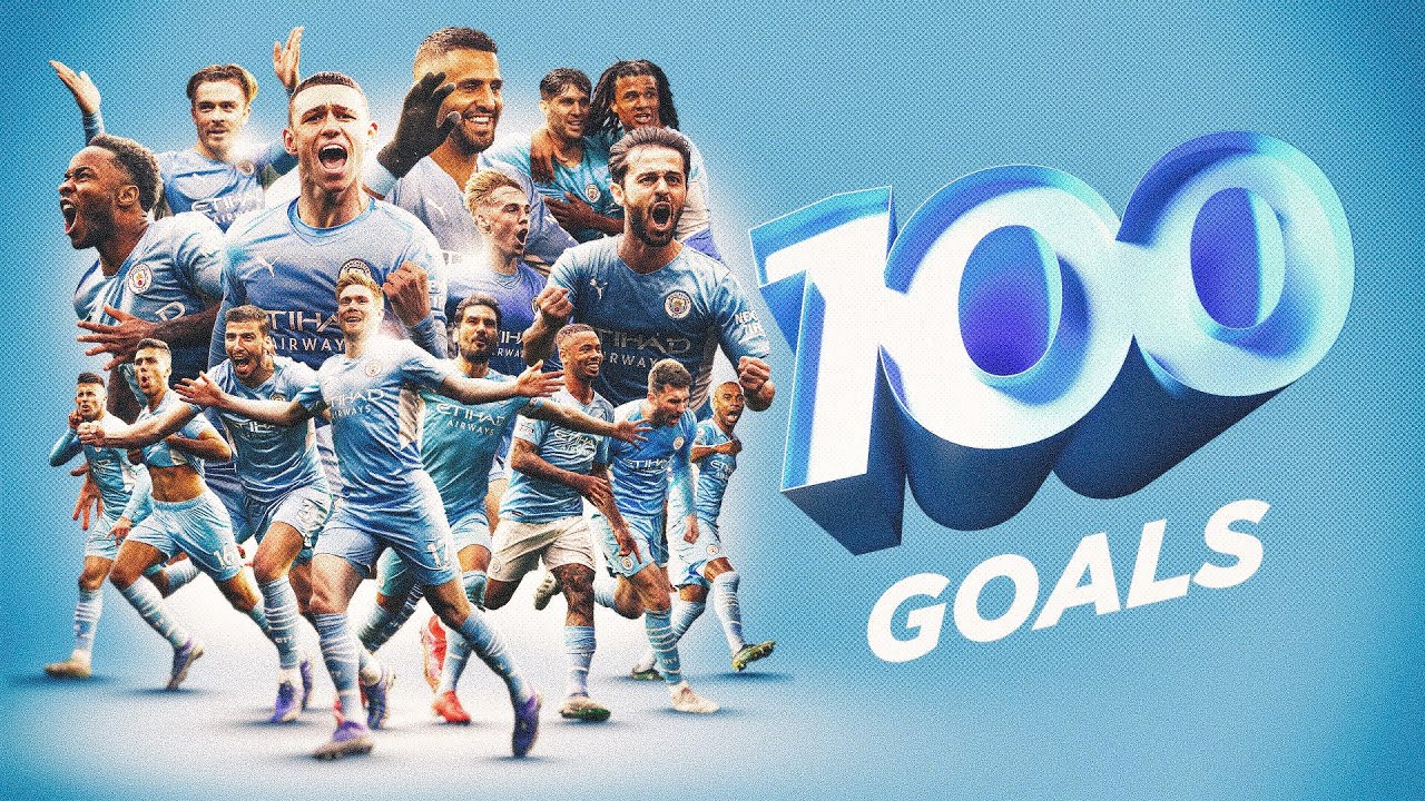 THE FIRST 100 MAN CITY GOALS THIS SEASON! - YouTube