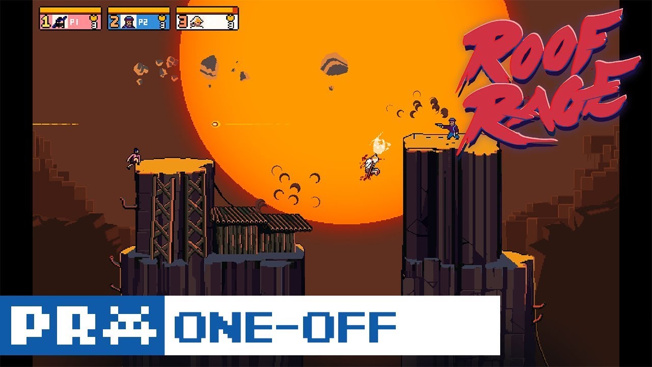 Roof Rage | 2d Platform Fighting Game with the Boys | Funny Moments ...