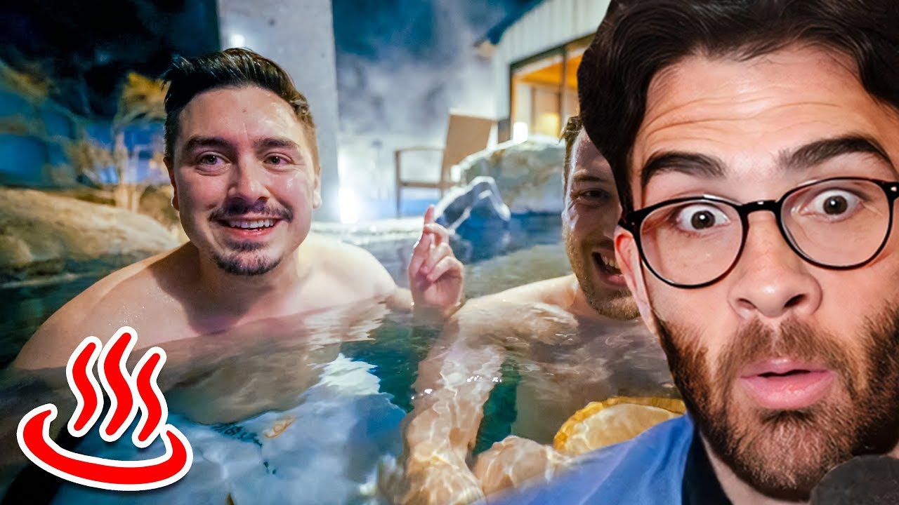 Hasanabi Reacts to Inside Japan's LARGEST Hotel Room ♨️ 2 PRIVATE Baths ...