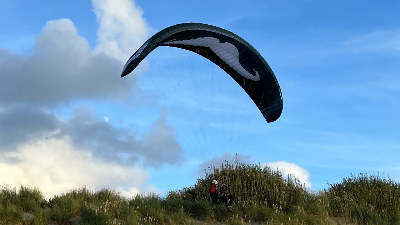 Nice flight with the moustache until I get too far into the lee ...