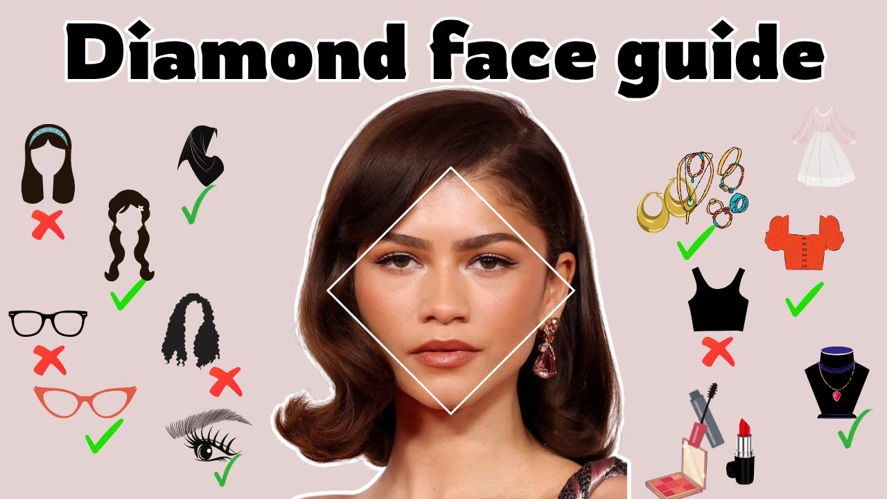 The Diamond face guide ( glow up tips ) - YouTube