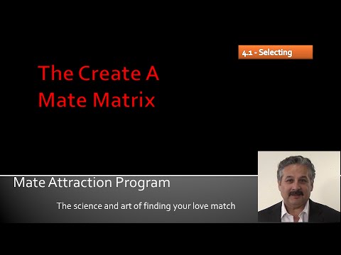 Create A Mate Matrix Tutorial - YouTube