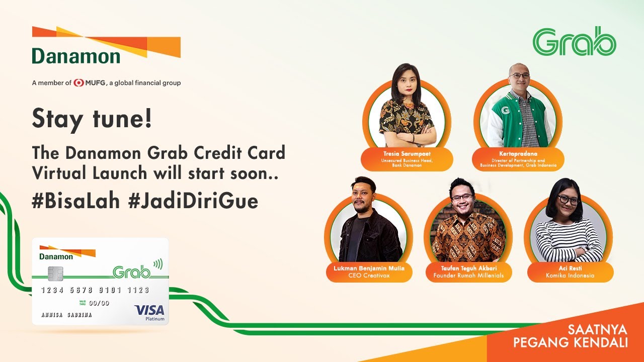 The Danamon Grab Credit Card Virtual Launch #Bisalah #JadiDiriGue - YouTube
