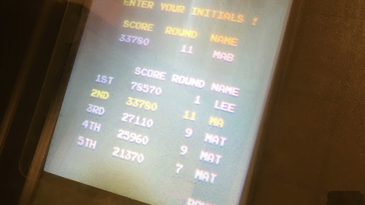 My Highest Score & Level on Dig Dug | Old School Video Game - YouTube
