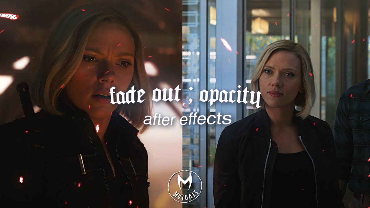 fade out/opacity tutorial ; after effects - YouTube
