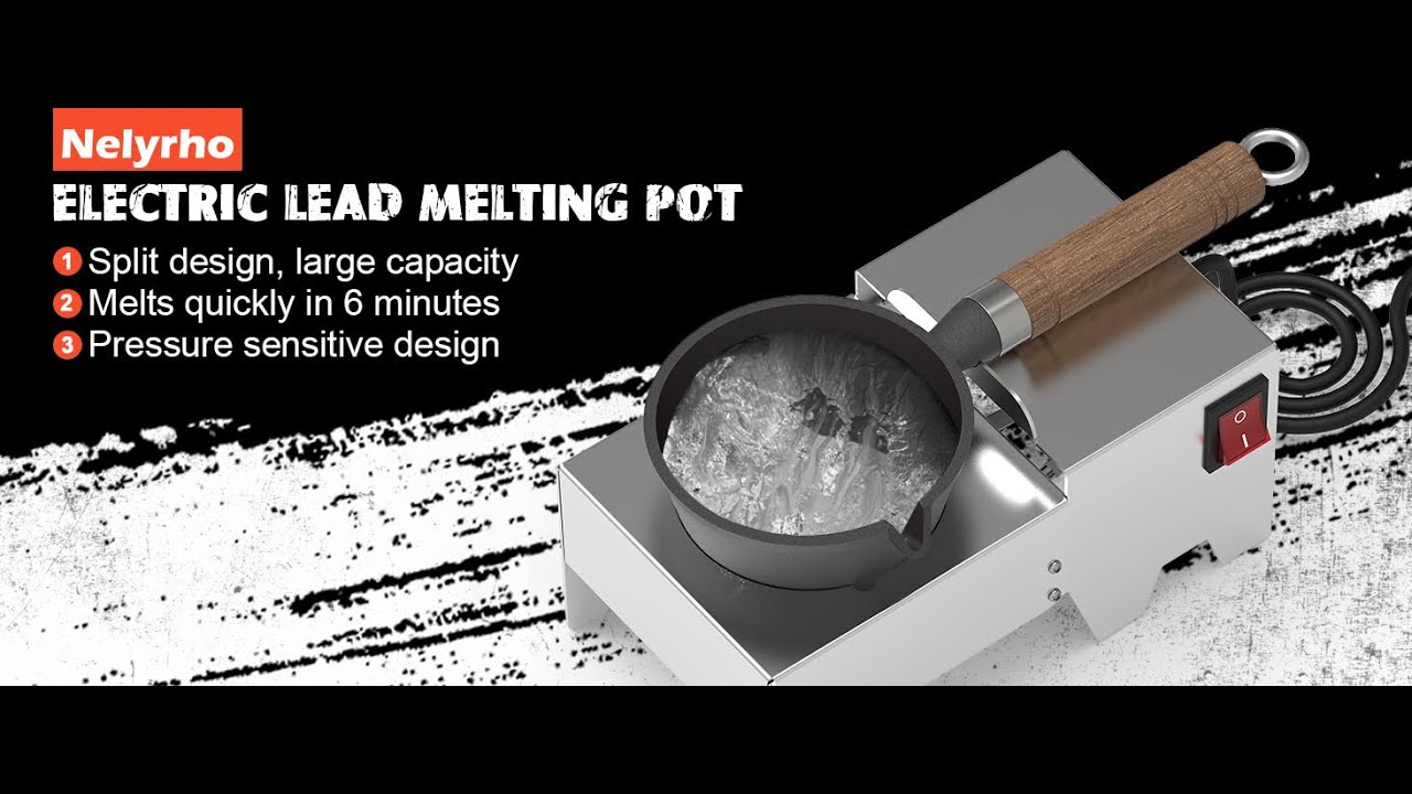 Nelyrho Electric Lead Melting Pot - YouTube