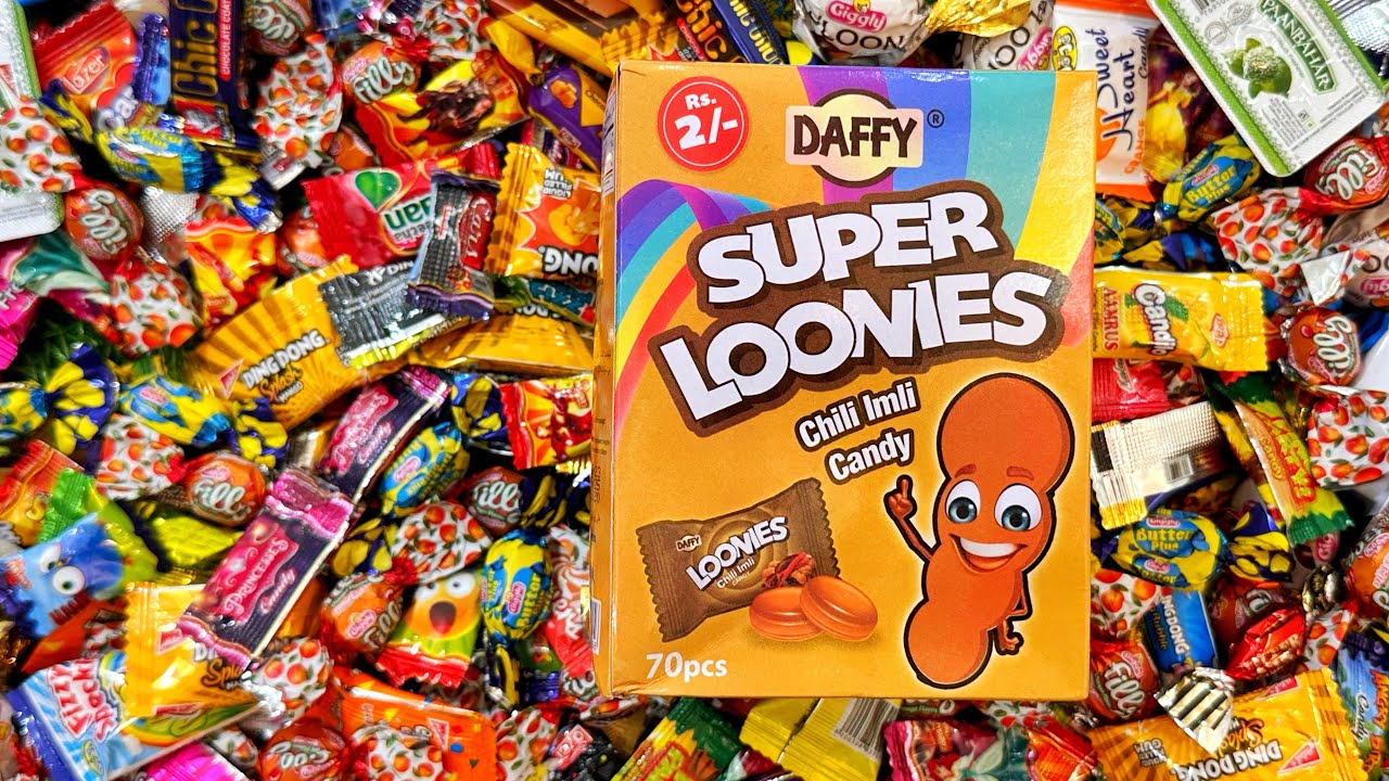 Satisfying Video | Yummy Rainbow Loonies Candies and Lollipops ...
